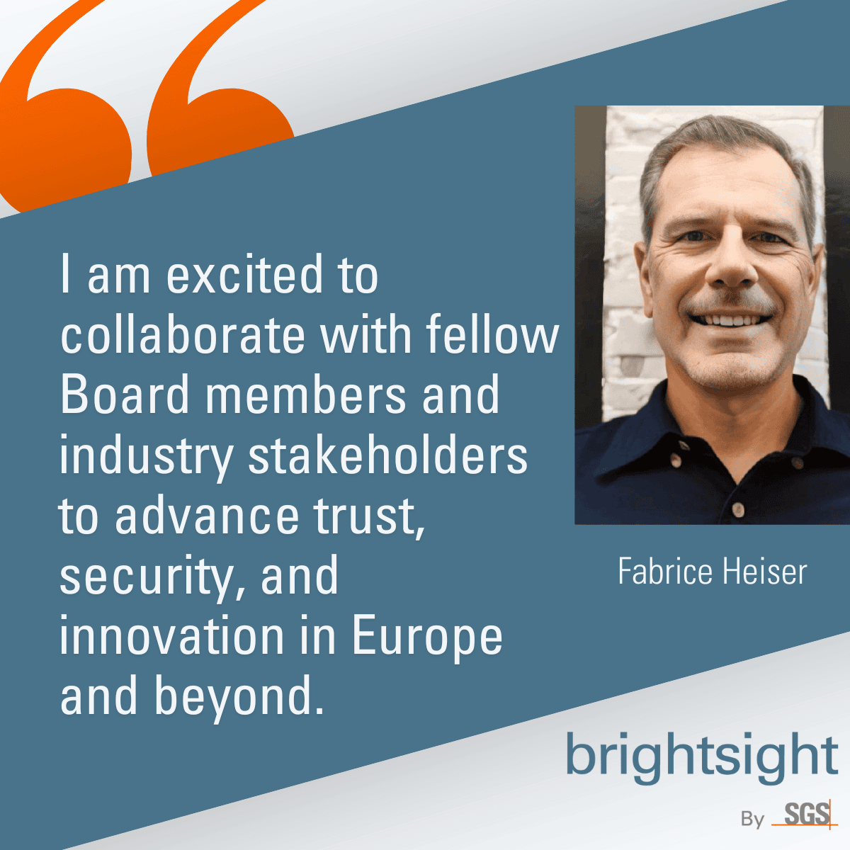 Fabrice Heiser elected Eurosmart Board member | Brightsight